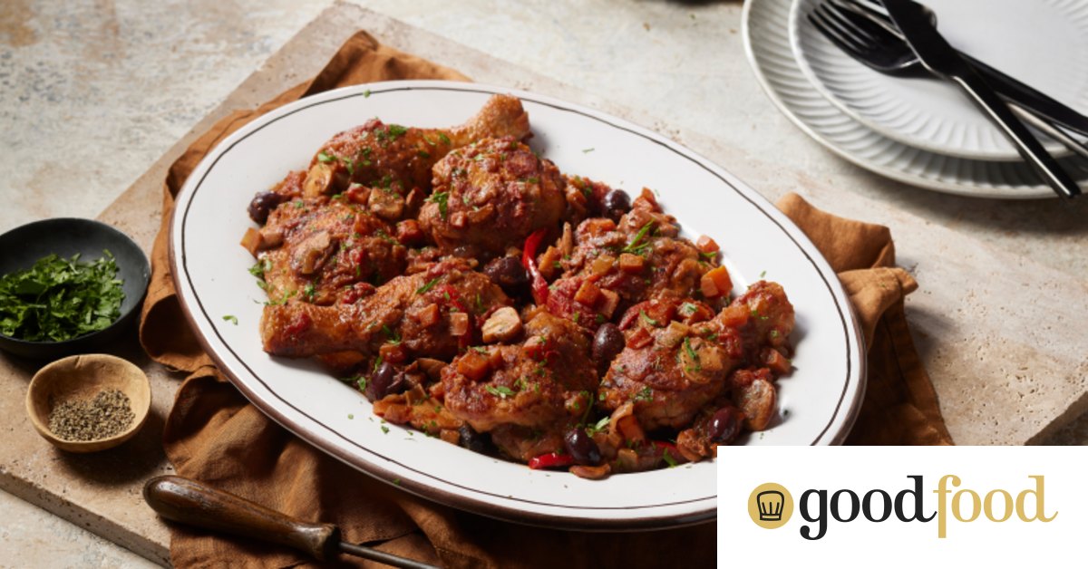 Adam Liaw’s chicken cacciatore recipe