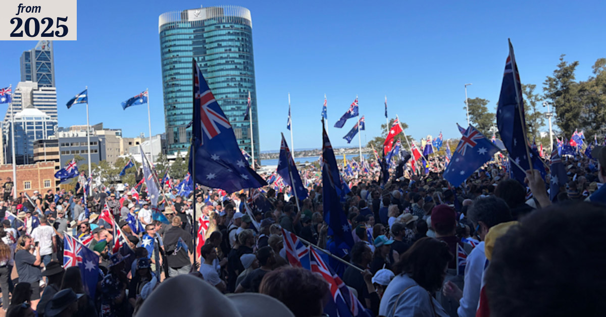 March for Australia: Thousands march to WA parliament in Perth as part ...