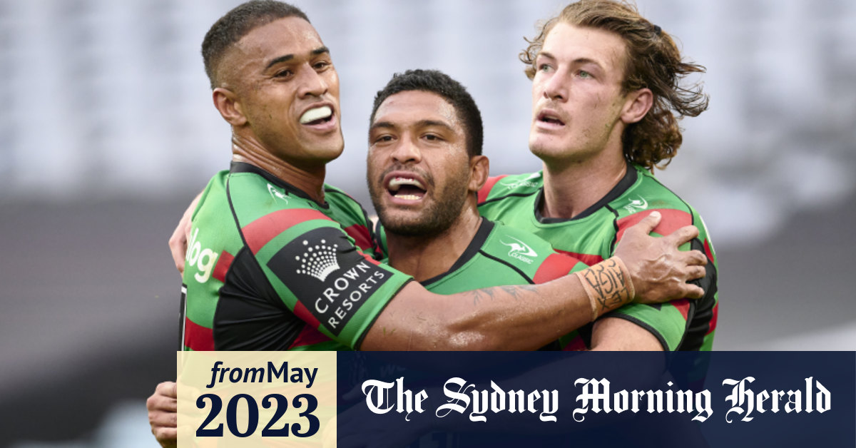 Rabbitohs hop to the top after finishing with a flourish against Tigers