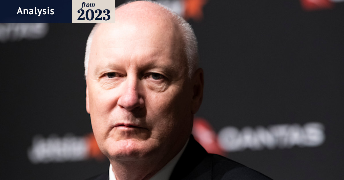Qantas head Vanessa Hudson will need company chair Richard Goyder. Is ...