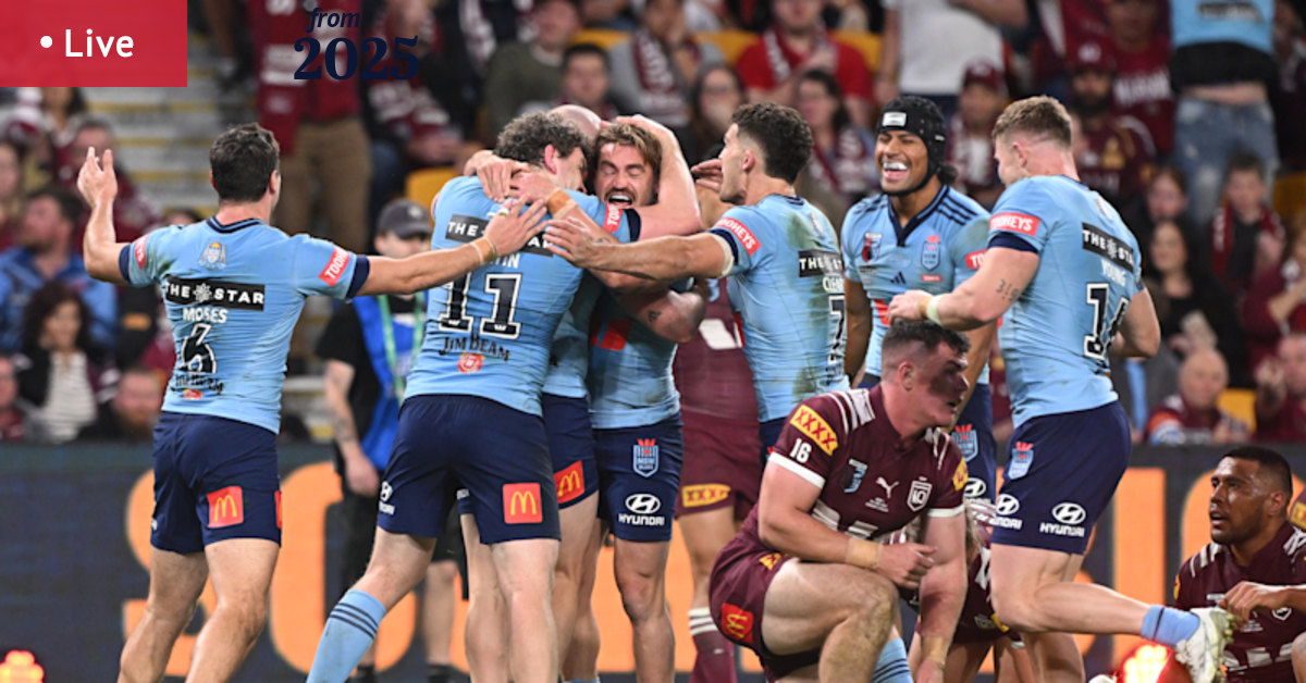 State of Origin 2025 game 1: NSW Blues v Queensland Maroons Game One ...