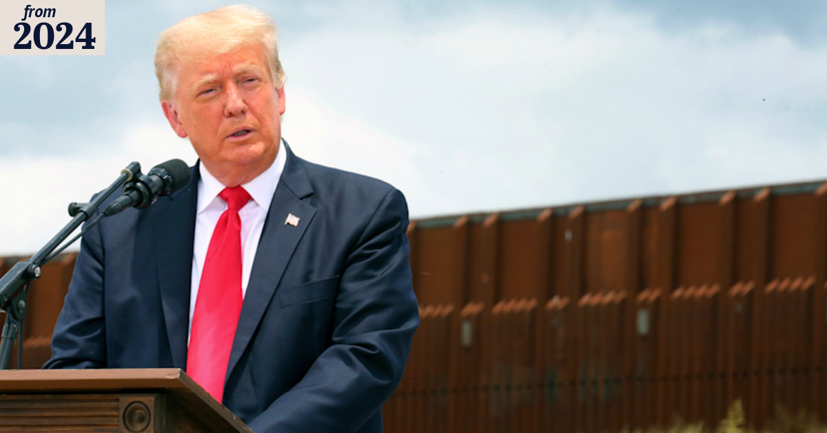 US election 2024: Trump ensures Republicans vote down bipartisan border ...