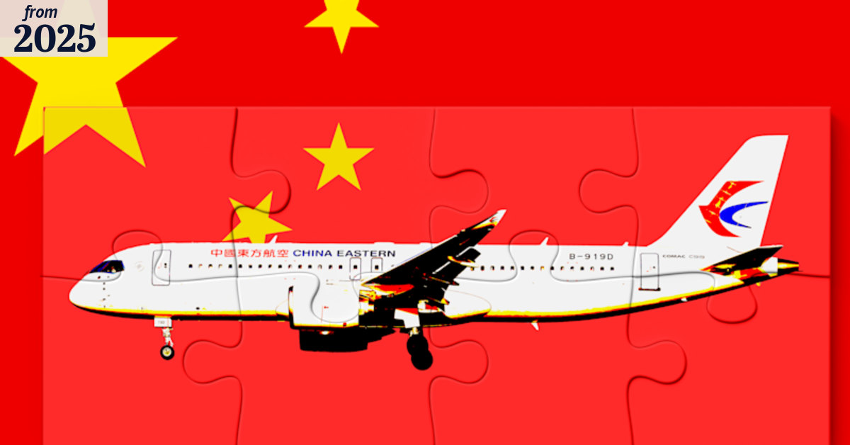 China’s jetliner the COMAC C919 – a Boeing competitor plane that ...