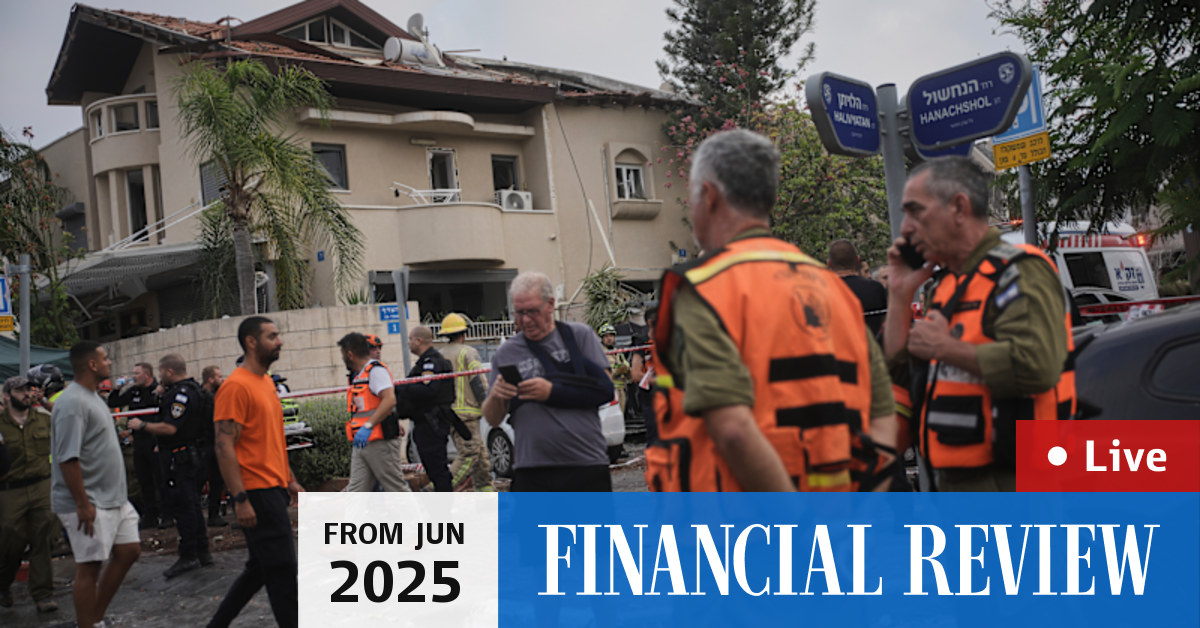 Iran-Israel conflict news from Saturday 14th June 2025: Missiles and ...