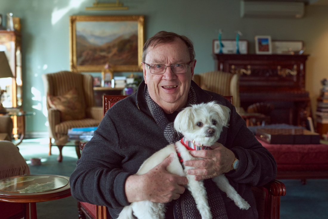 Harold Mitchell was living large to the end