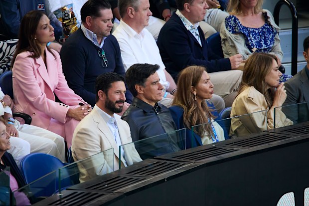 ANZ CEO Nuno Matos has his own security at Australian Open