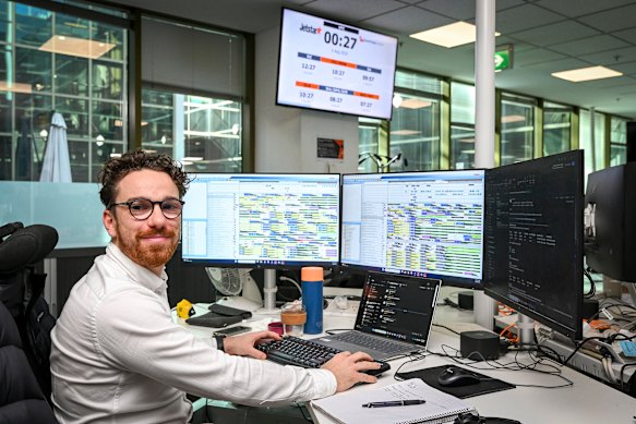 Inside the Jetstar centre where flights are cleared or cancelled