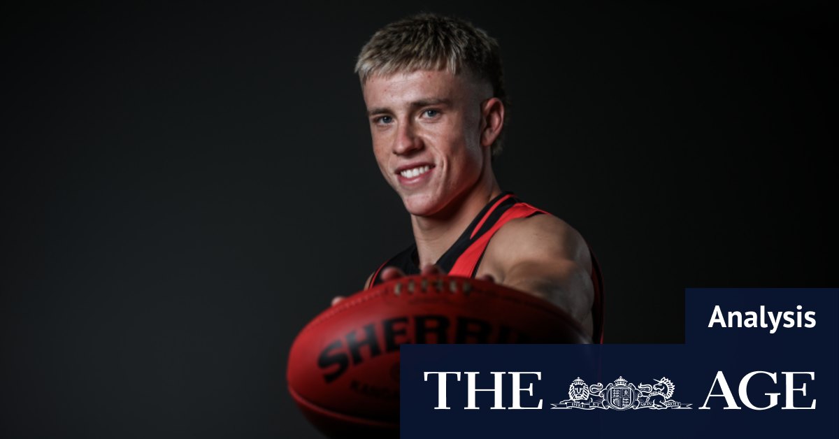 AFL draft 2023: Why Essendon Bombers traded up for Nate Caddy