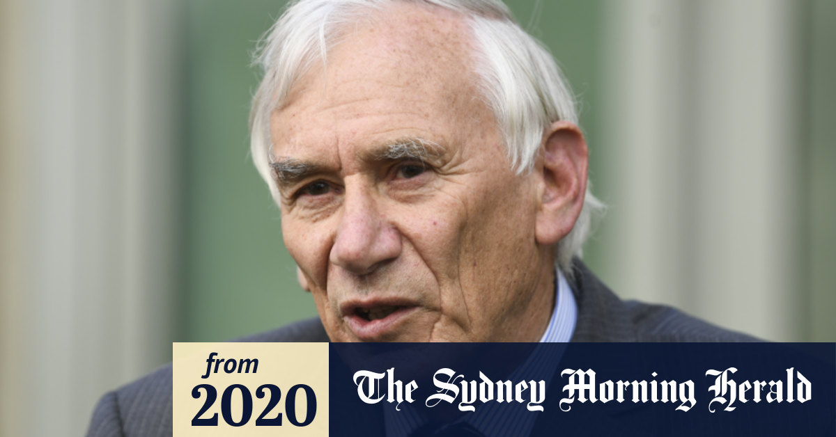 Justice James Wood, who presided over NSW Police Royal Commission, to ...