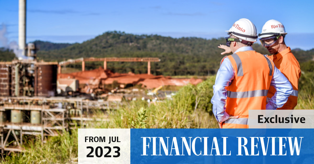 Rio Tinto to make low-carbon alumina at Yarwun refinery