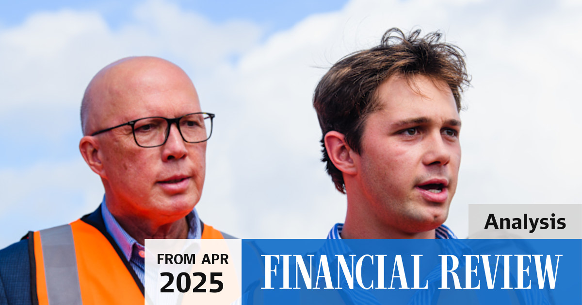Election 2025: Peter Dutton’s son Harry rises for star campaign turn on ...