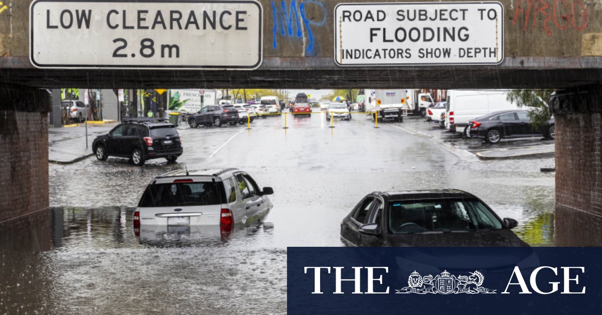 Victoria weather: Month’s worth of rain in an hour as flash flooding ...