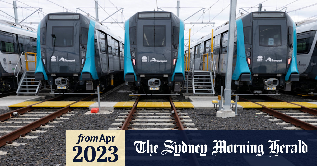 Sydney metro: First train to run under harbour early tomorrow, 91 years ...