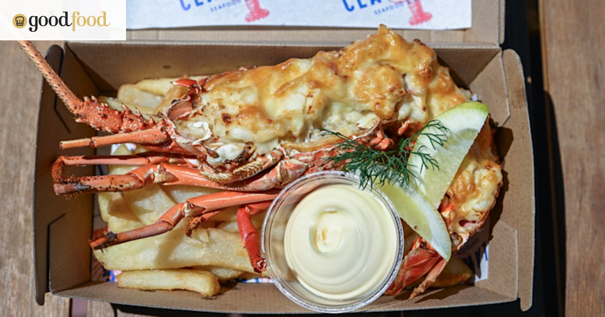 Claw & Tail sells lobster rolls, oysters and seafood from a St Kilda kiosk