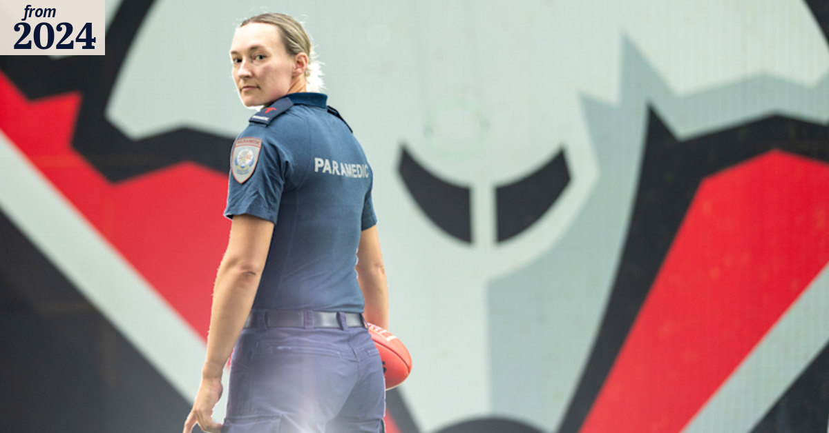 AFLW 2024: Essendon Bombers forward Sophie Alexander is a paramedic, as ...