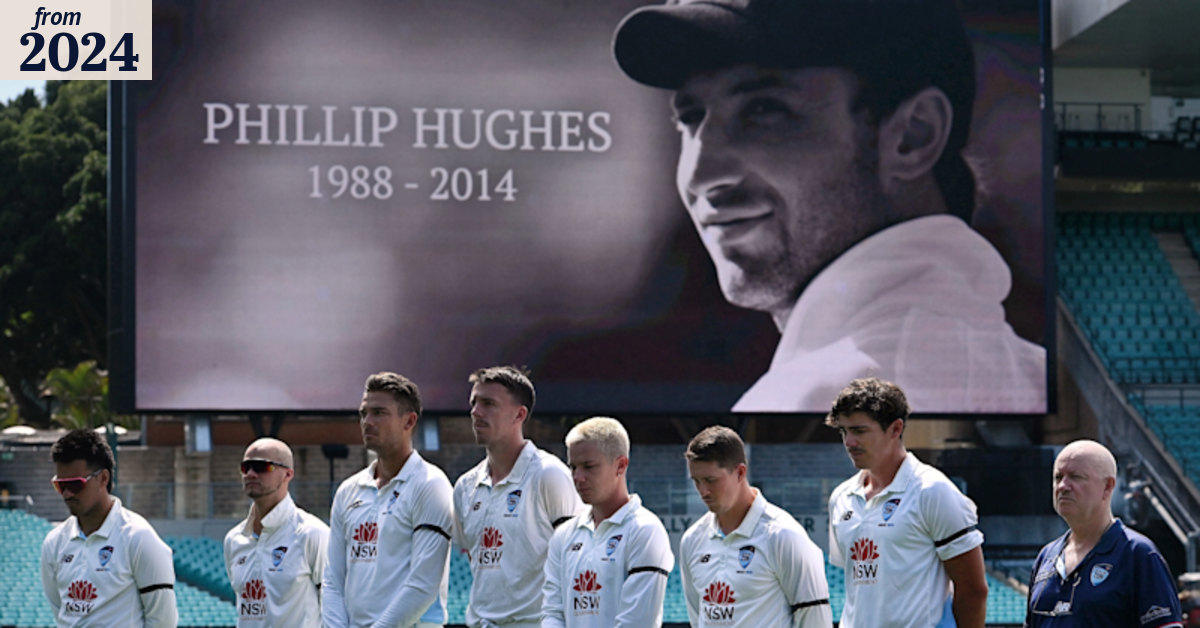 Phillip Hughes death: SCG moment of silence held 10 years on