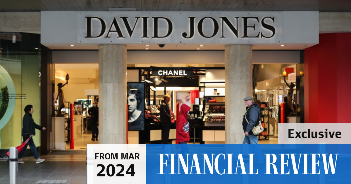 David Jones pens new tech deal to power $35m fresh revenue