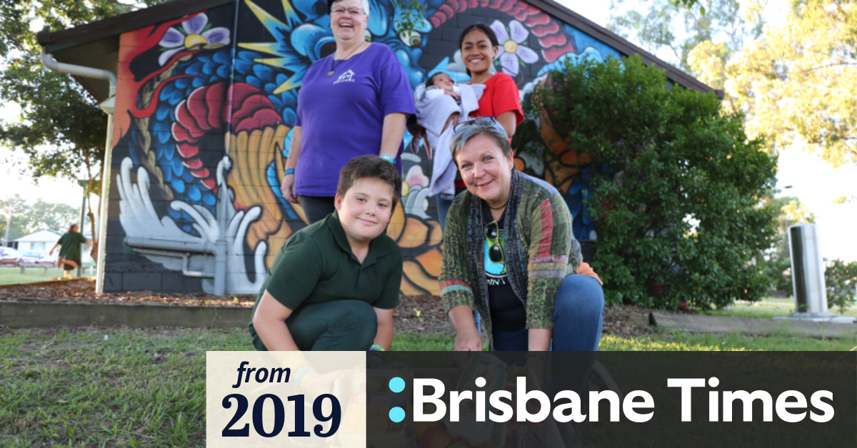 Inala park transforms into hive of activity with volunteer-based hut