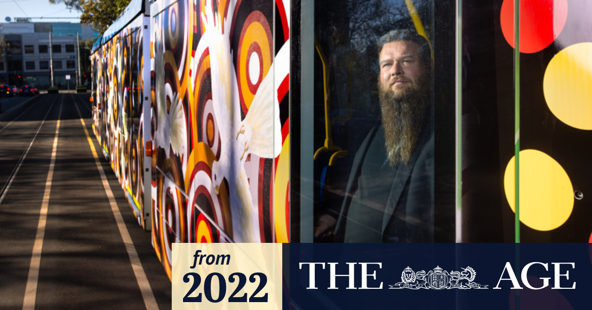 RISING Festival: Lin Onus Melbourne art tram reimagined by his son ...