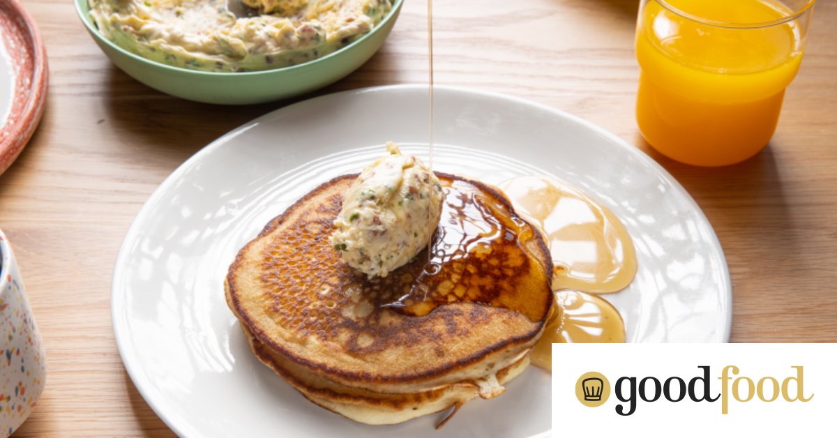 Brunch recipe: How to make American hotcakes with bacon butter, pancake ...