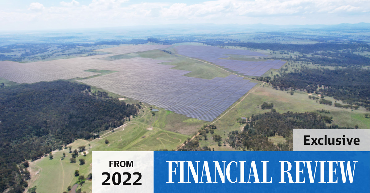 Renewable energy: Maoneng unveils $1.6b solar-battery hub plan