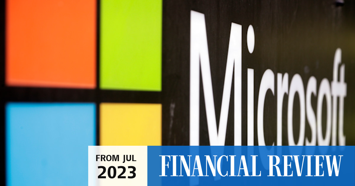 Microsoft heading towards $US3 trillion value in Morgan Stanley model