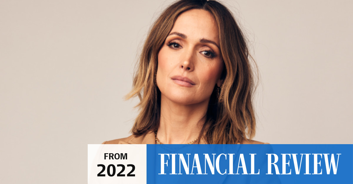 Actor Rose Byrne on her career and a new role as Seriously Red producer ...