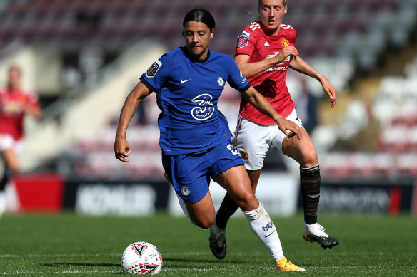 Sam Kerr on equal footing with Cristiano Ronaldo in new FIFA game