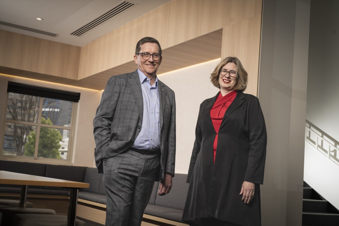 Ian Harper hands over the baton at Melbourne Business School