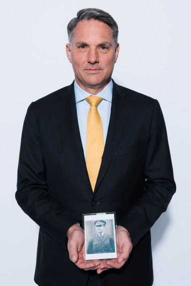 Defence Minister Richard Marles was reduced to tears when visiting the ...