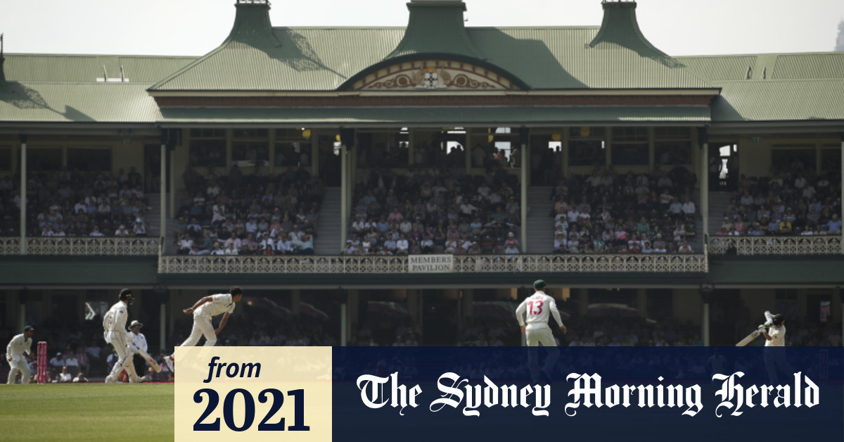 SCG Test 2021 Australia v India: Sydney Cricket Ground crowd capped at ...