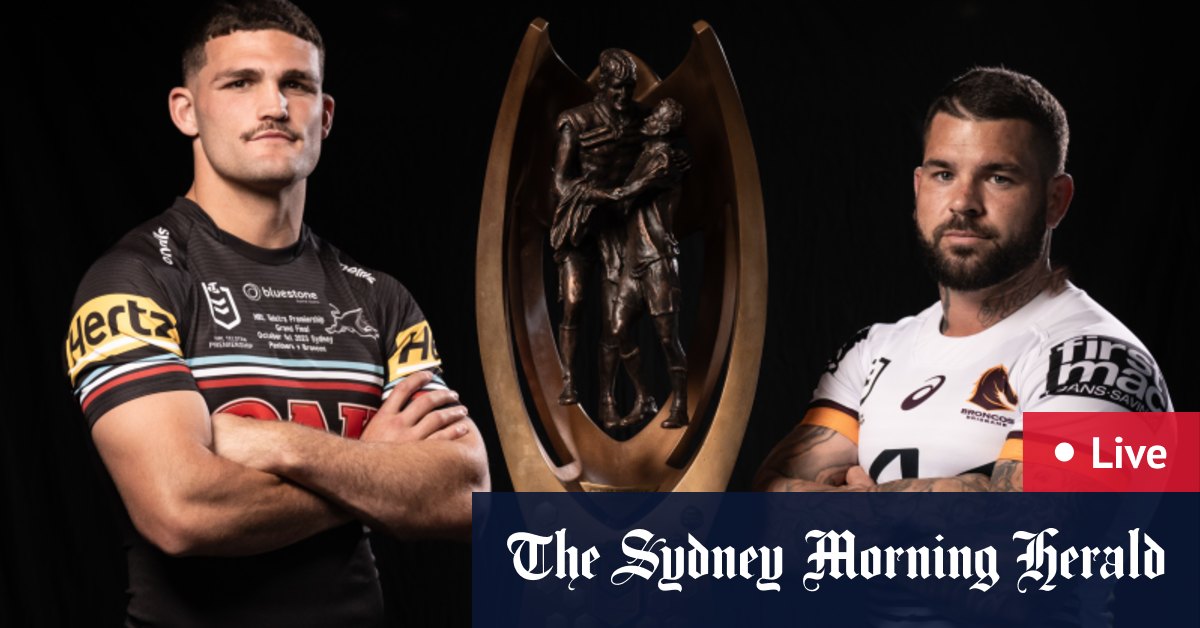 NRL grand final 2023 LIVE updates: Penrith Panthers v Brisbanr Broncos ...