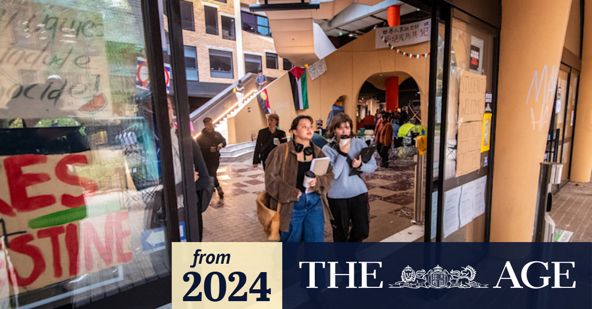 Melbourne University protests: University tells protesting students ...