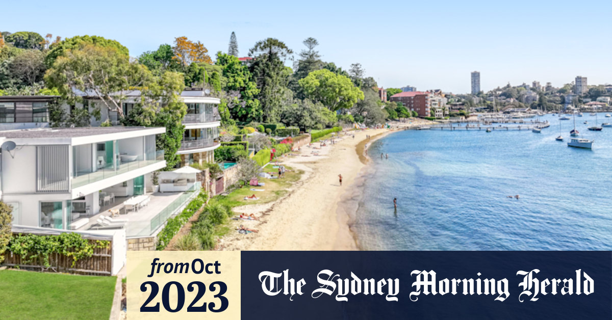 Sydney luxury property: Bill Roney’s Point Piper house for sale, ANZ’s ...