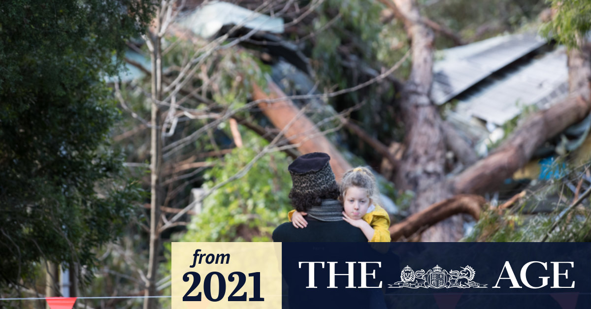 Victoria weather: Clean-up begins after violent storms, schools shut ...