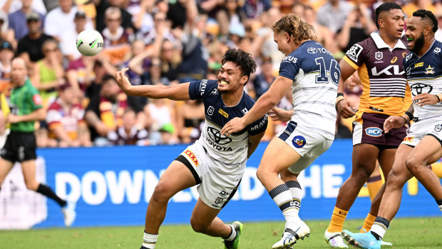 NRL 2022: Future Queensland Origin star Jeremiah Nanai scores hat trick ...