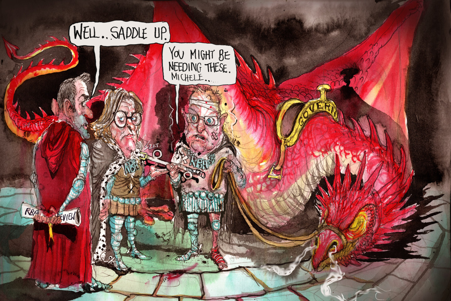 David Rowe cartoons June 2023 for the Australian Financial Review