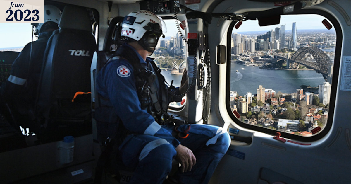 NSW Ambulance air service: Inside the Toll rescue helicopter