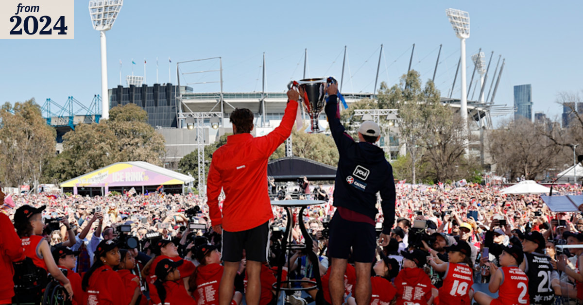 Melbourne turns it on for the Sydney Swans and the Brisbane Lions at ...