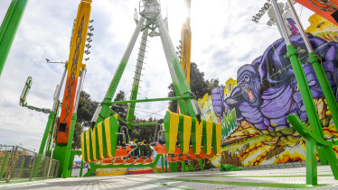 Two rides at Melbourne Show were banned in South Australia