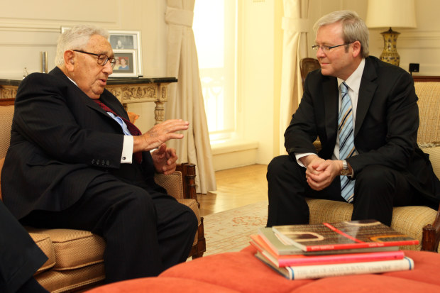 What Henry Kissinger told Kevin Rudd before flying to China this year