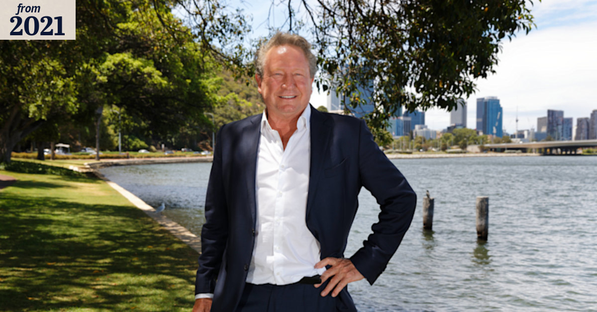 Twiggy Forrest’s Fortescue targets zero-carbon steel to phase out coal