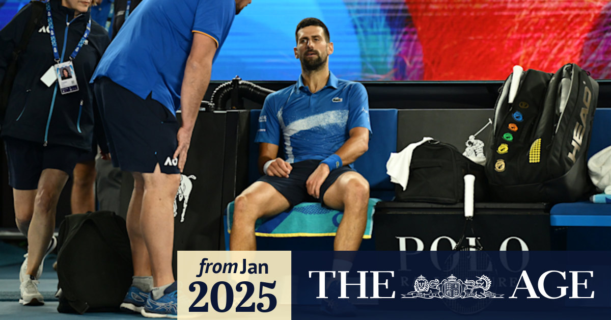 Australian Open 2025: Novak Djokovic refuses to specify leg injury as ...