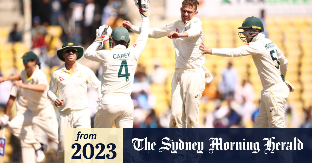Cricket: Todd Murphy stars with stellar display but India build lead ...