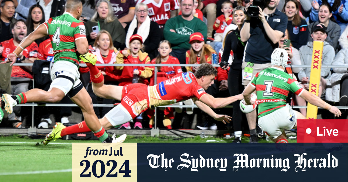 NRL 2024 round 19 LIVE updates: Dolphins v South Sydney Rabbitohs ...