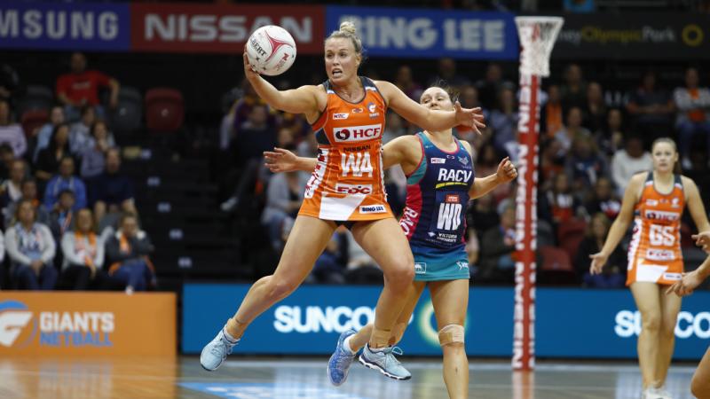 Giants Netball star Kim Green returns to AIS Arena in red-hot form