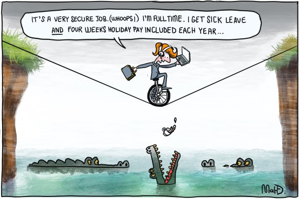 Job insecurity: close your eyes and you can’t see it