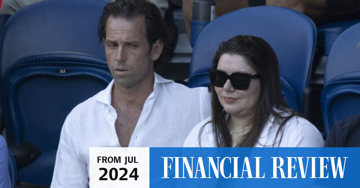 Robert Bates holidays in Italy aboard the Packer superyacht