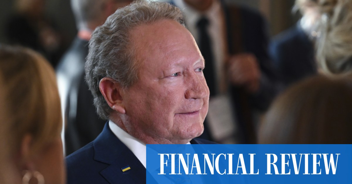 Andrew Forrest collects the whole set