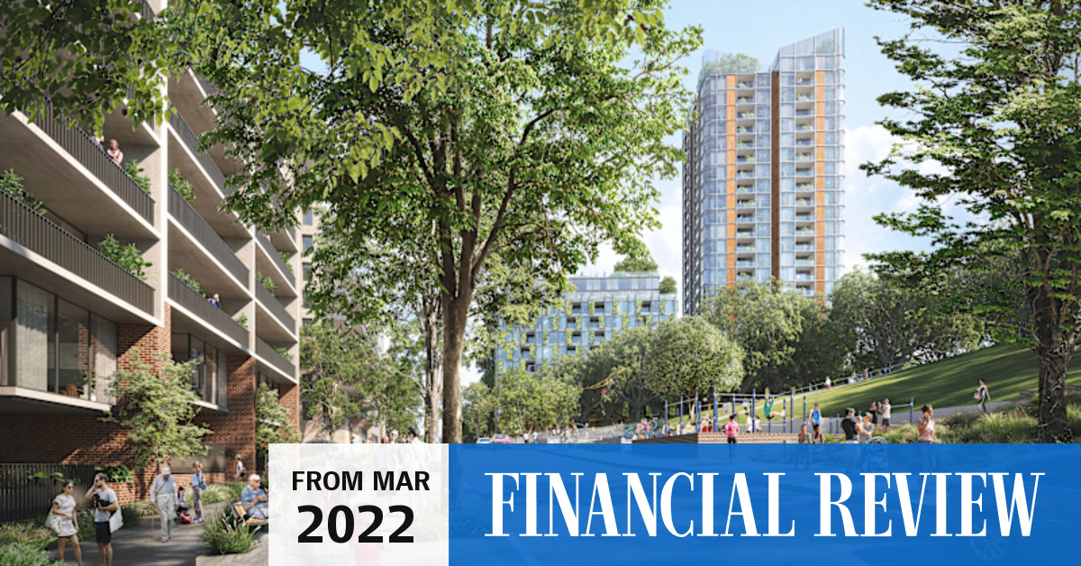 NSW govt reveals Waterloo Estate masterplan for 3000 homes and four ...